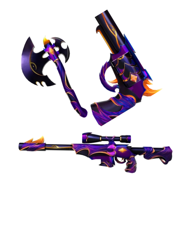 purple & orange fang bundle set - MVSD Item value - 123Demands