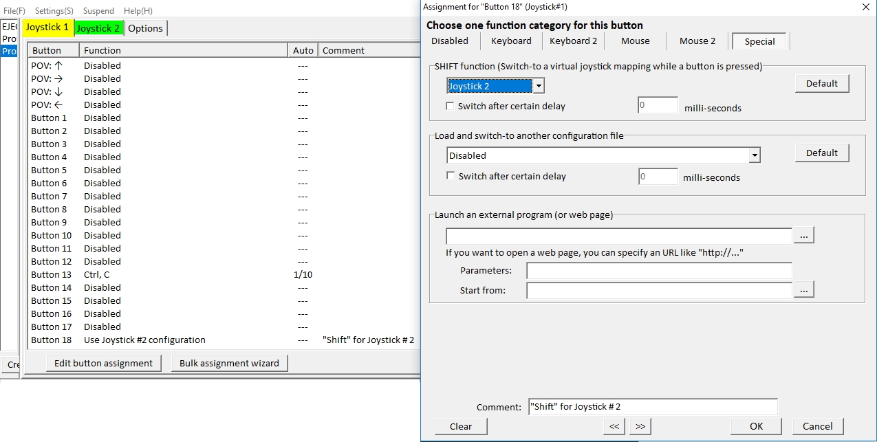 Having issues with Joy2Key's shift function in DCS. : r/hotas