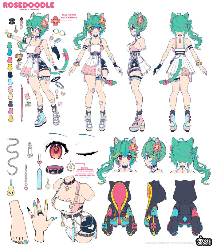 Rose ref sheet — Postimages