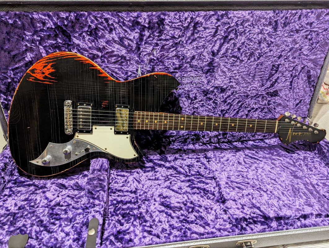 Traded Novo Custom TCS Bull Black over Candy Apple Red with Hardcase ...