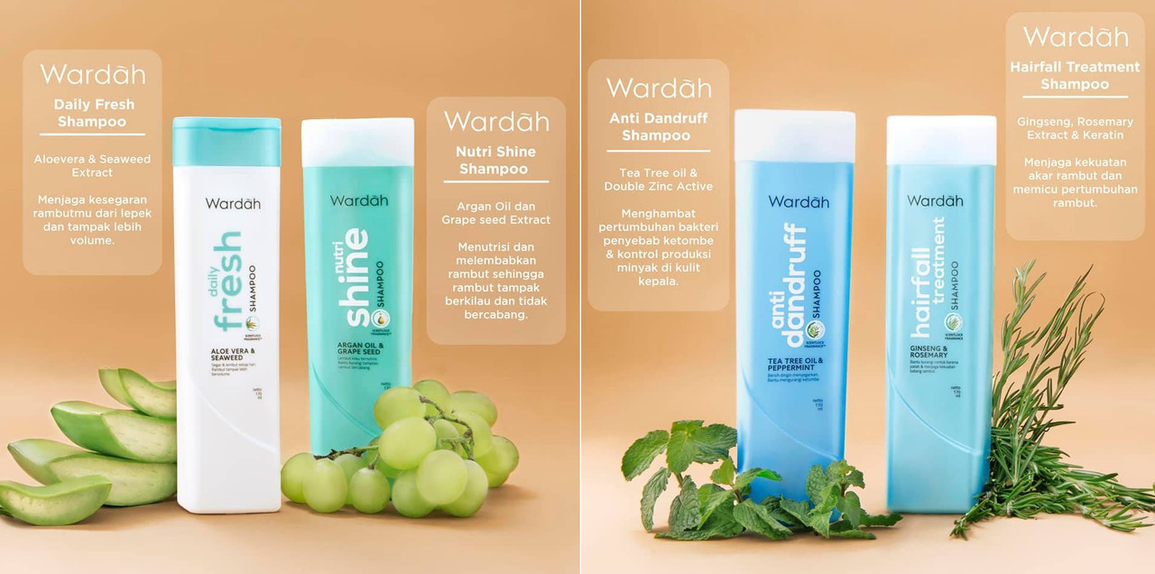 Promo Wardah Hairfall Treatment Shampoo 170ml Diskon 5% di Seller MMOK ...