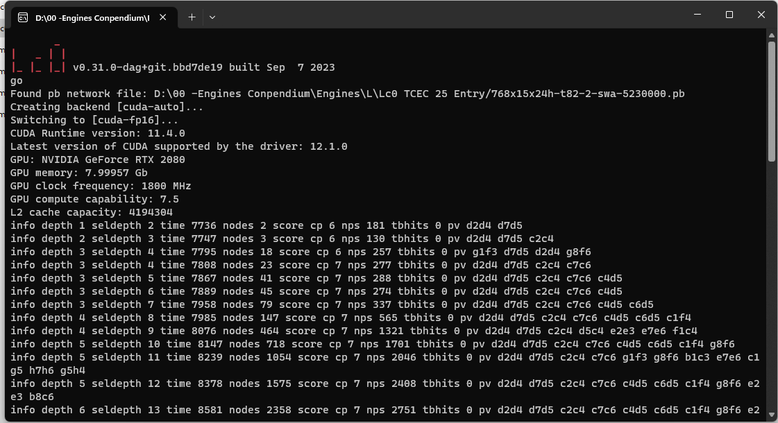 Lc0 - Page 11 - Outskirts CheSS ForuM