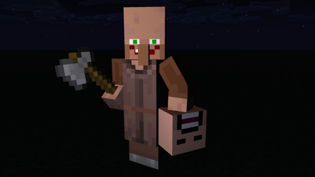 Viler the Vil Villager Minecraft Mob Skin