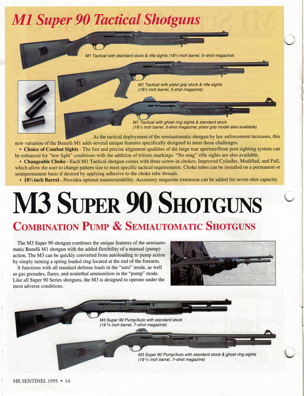 benelli / hk super 90 m3 like new in box | HKPRO Forums