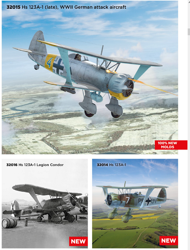 1/32 - Henschel Hs.123 by ICM - box art - release in 2025 - The ...