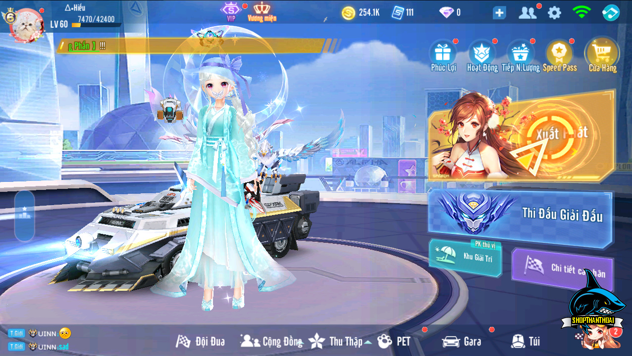 Tài khoản Zing Speed Mobile