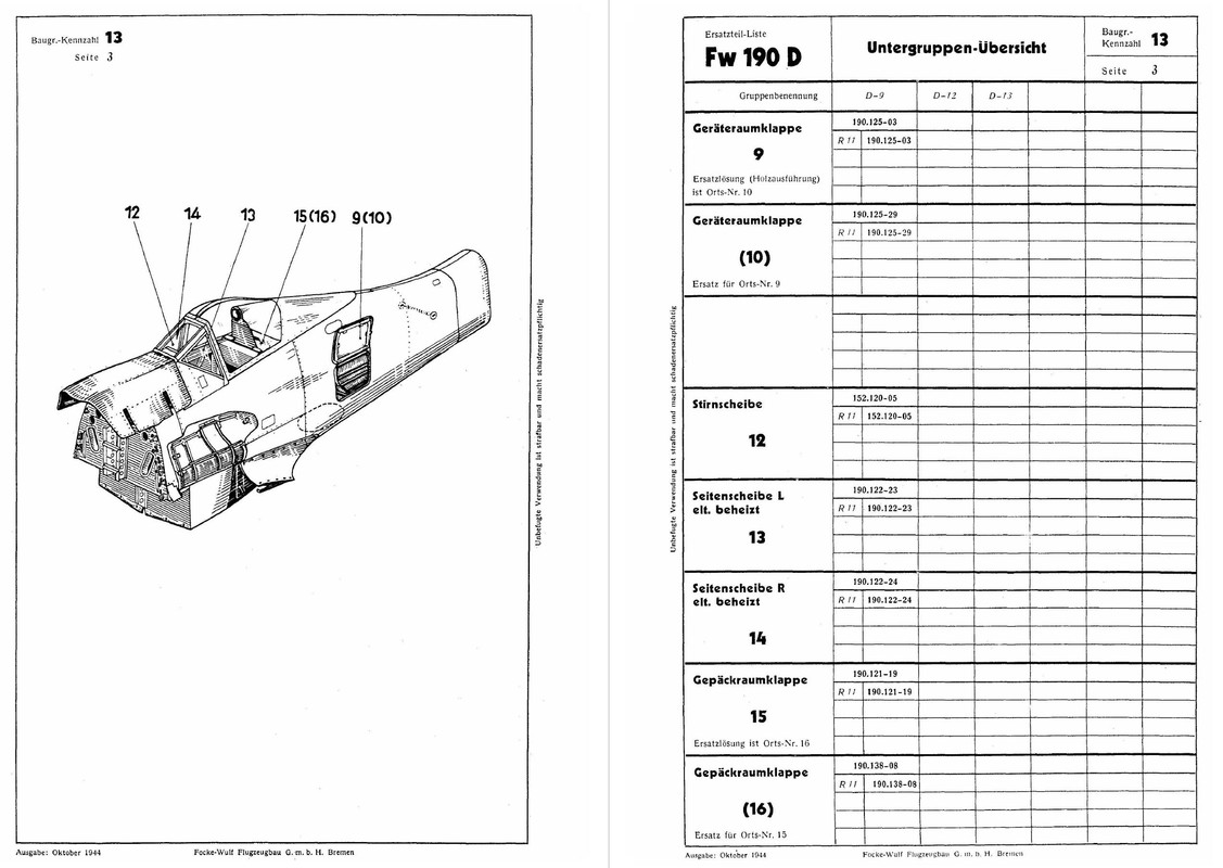 Fw 190D-9 heated windscreen? - Aircraft WWII - Britmodeller.com