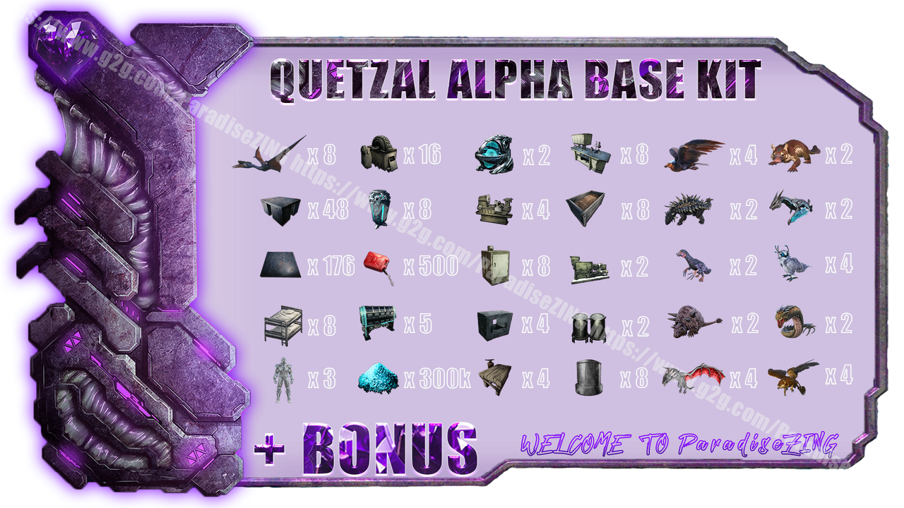 Buy (⌐ _ ) Quetzal Alpha base kit [See photo] >>> [PvP-SmallTribes ...