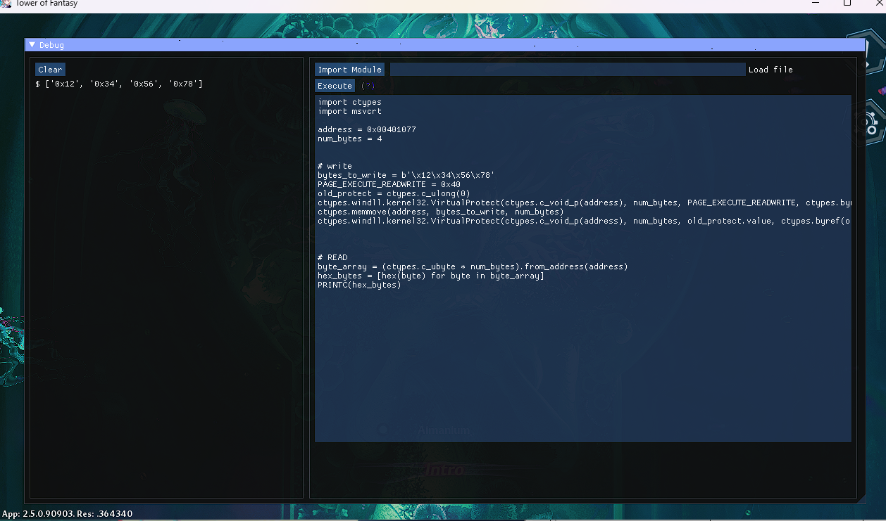 [Release] ToF - Embedded python