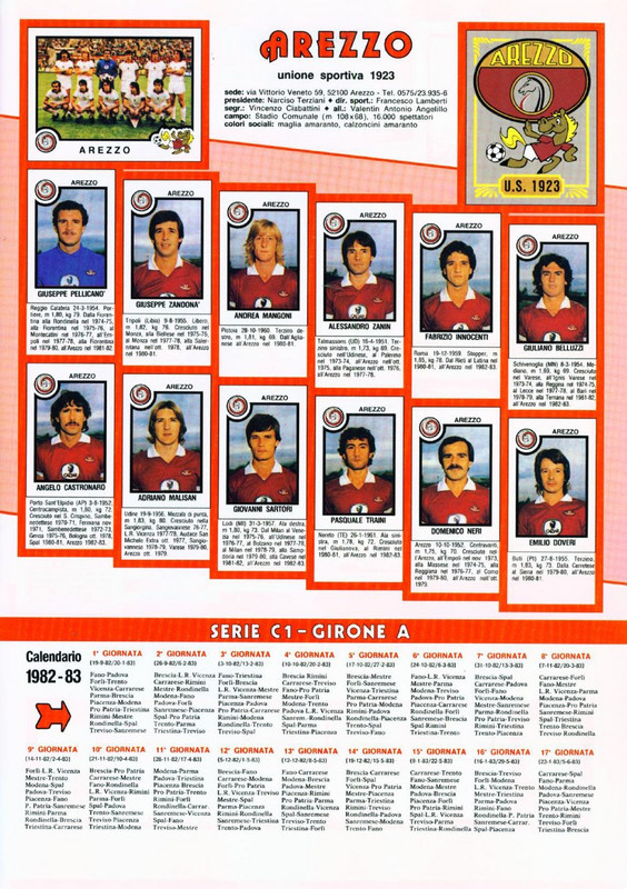 Calciatori 1982 1983 Panini 47 — Postimages