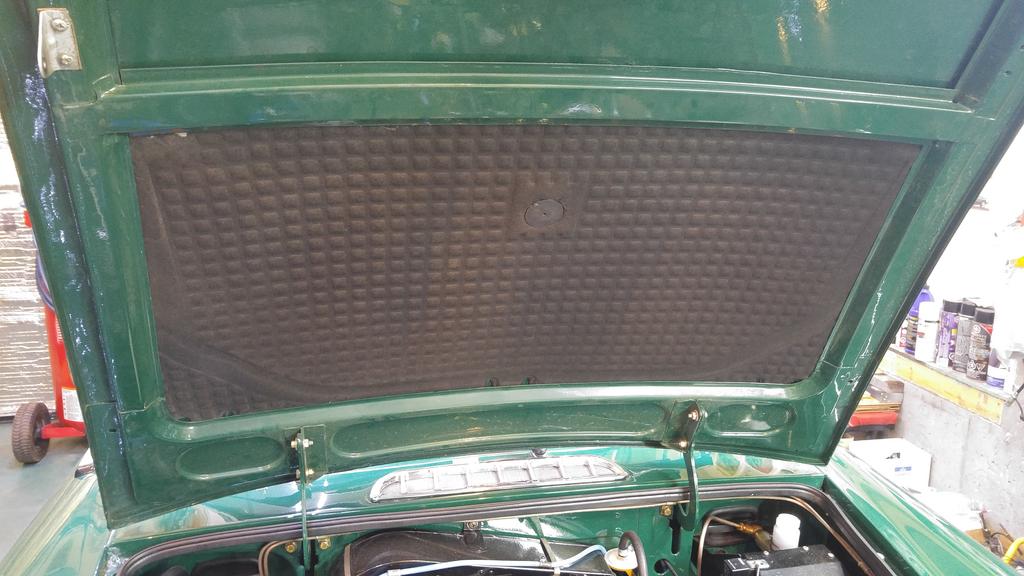 Bonnet insulation : MGB & GT Forum : The MG Experience