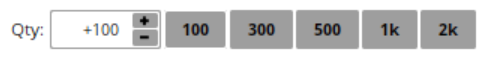 ThinkorSwim - Quantity with Buttons - useThinkScript Community