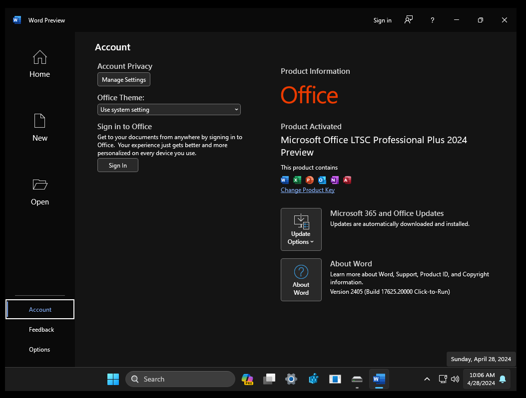 Hướng dẫn cài đặt MICROSOFT OFFICE LTSC 2024 bằng C2R và kích hoạt full ...