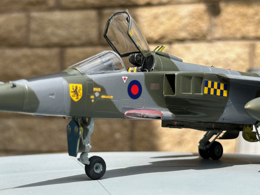 Jaguar GR.1, XX738/GJ, No. 54 Sqn, RAF Coltishall, 1985 - Ready for ...