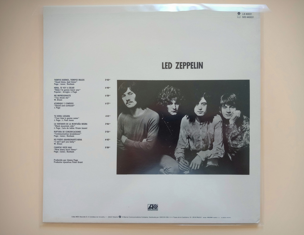 let's talk about our pressing of ALVEAR (Led Zep, AC / DC, CCR, Young ...