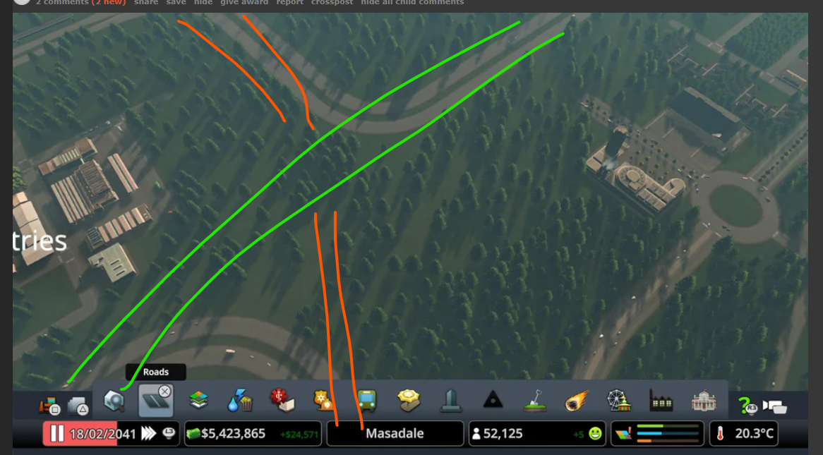 How can I connect these 2 highway loops? : r/CitiesSkylines