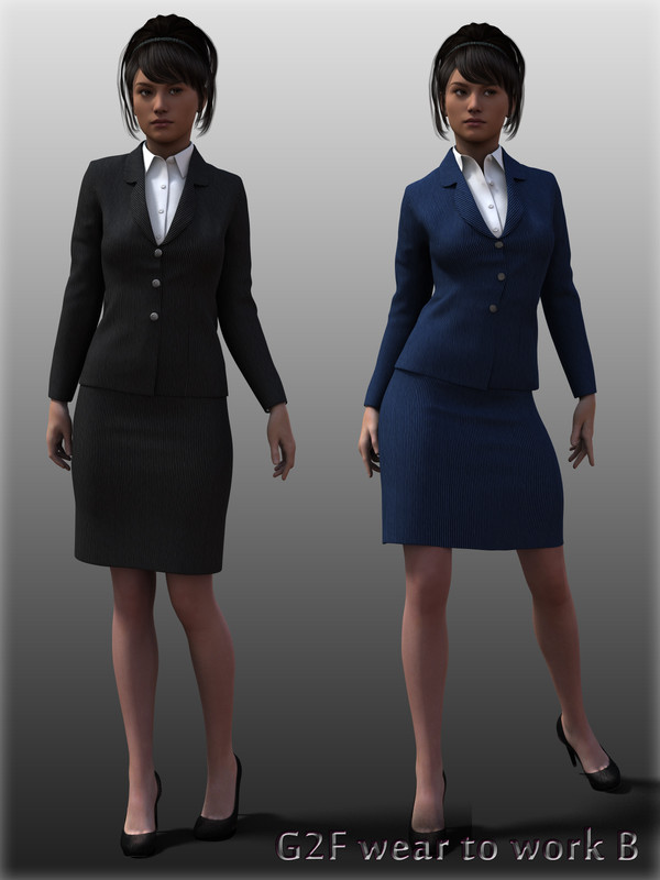 G2F Wear To Work B (Repost) 2025 - Free Daz 3D Models