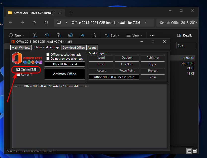 Hướng dẫn cài đặt MICROSOFT OFFICE LTSC 2024 bằng C2R và kích hoạt full ...