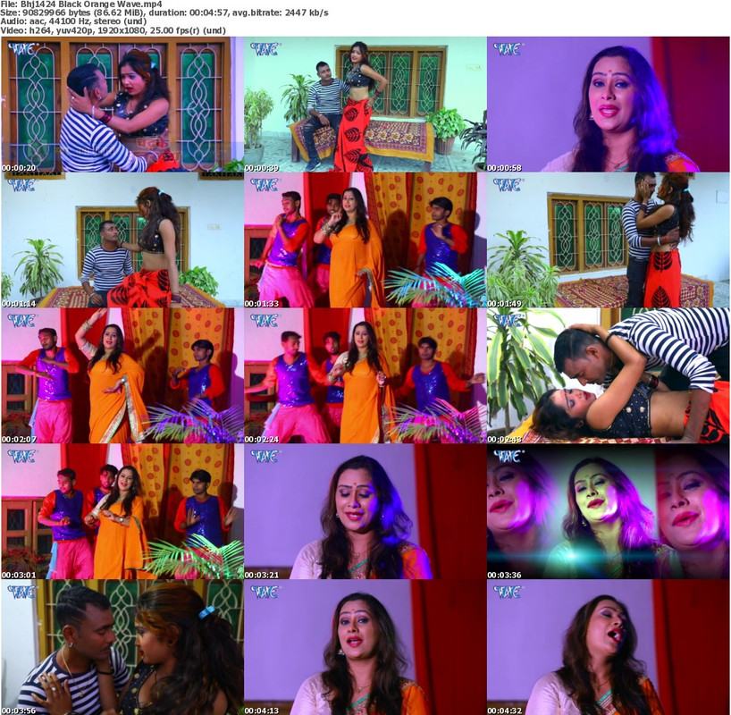 Bhj1424 Black Orange Wave — Postimages