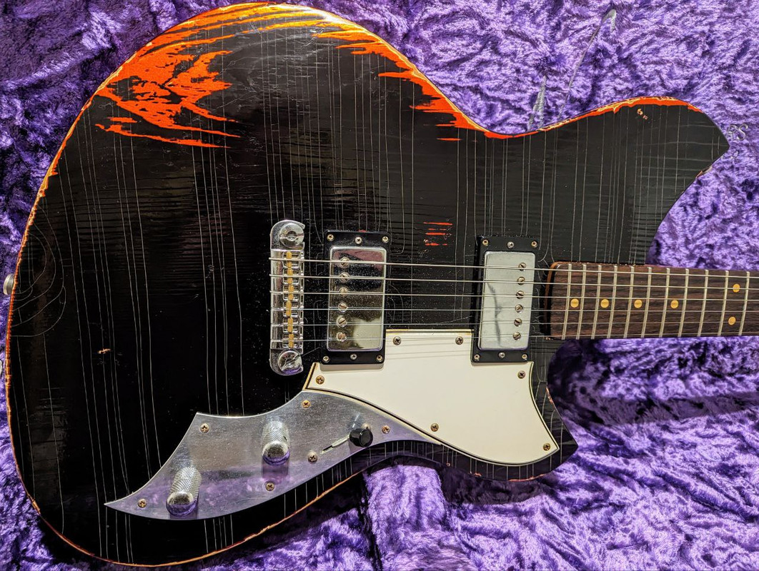 Traded Novo Custom TCS Bull Black over Candy Apple Red with Hardcase ...