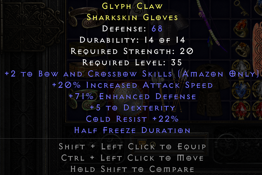 2/20 Bowzon Gloves ++ - Topic - d2jsp