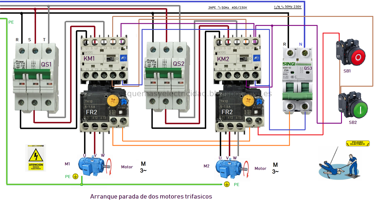 Arranque parada de dos motores trifasicos hjk Convert Image — Postimages