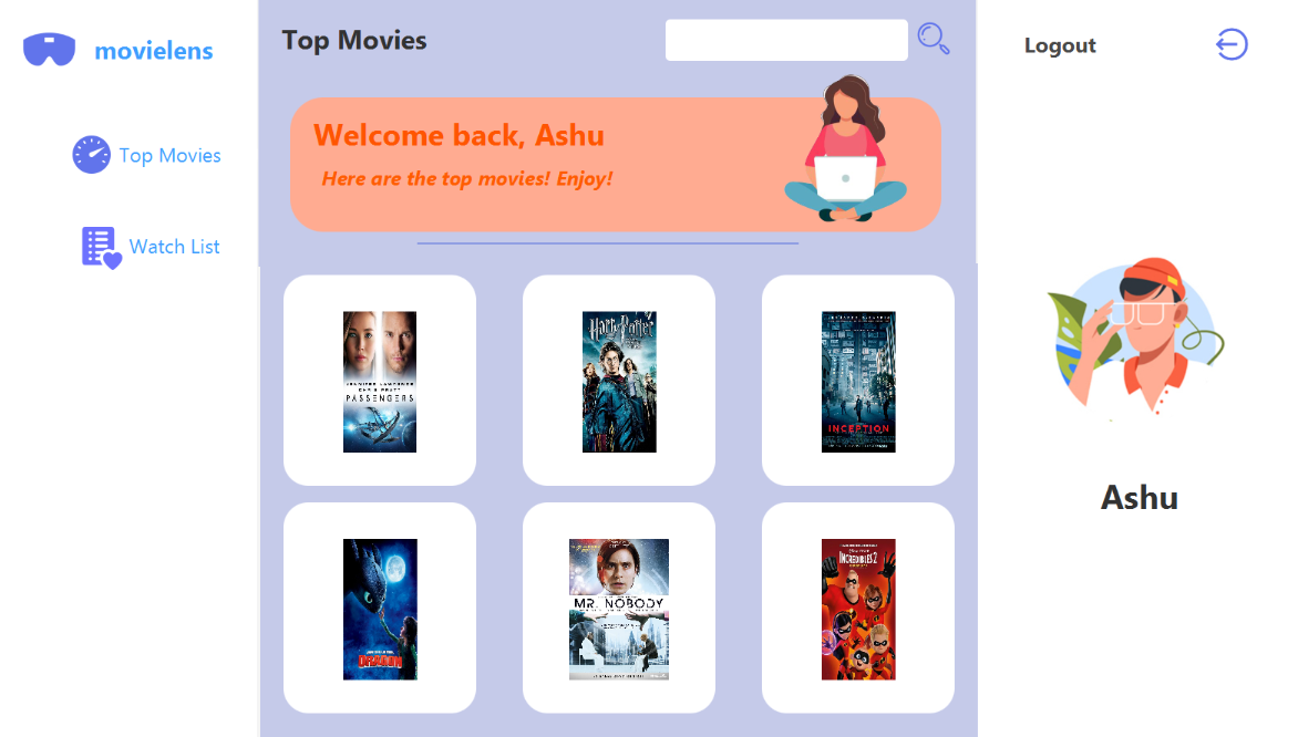 GitHub - xyther14/movieLens: A movie tracker application