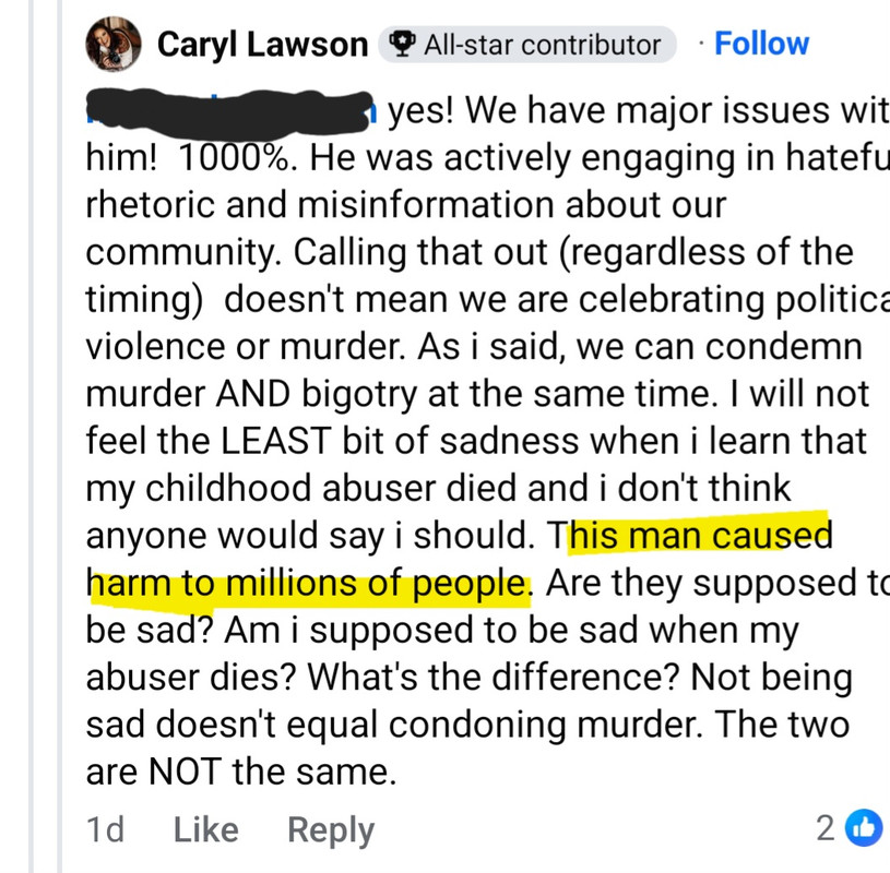 Charlie Kirk Assassinated > General Discussion > AR15.COM