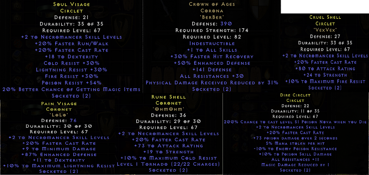 Pvp Nec 45 Hp Sk Gg Stuff - Topic - d2jsp