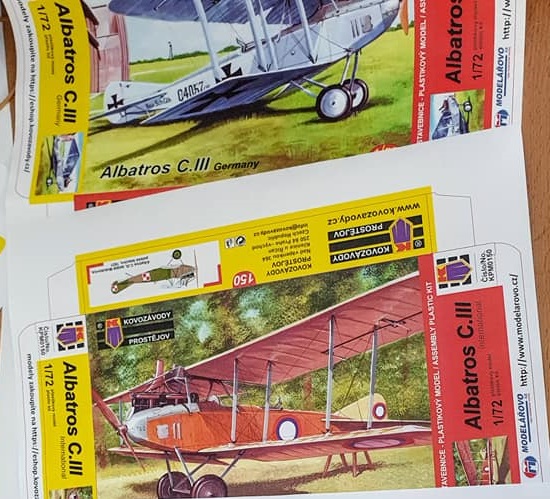 1/72 - Albatros C.III by Kovozávody Prostějov (KP) - released - The ...