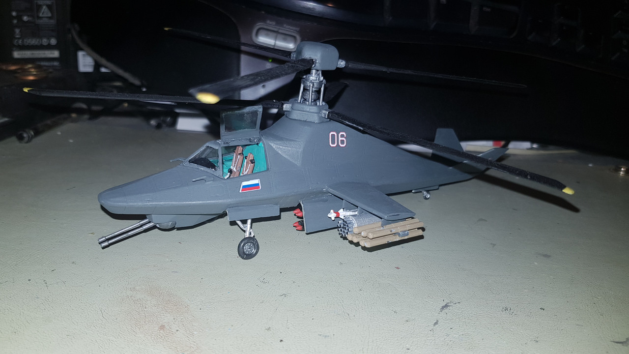 Kamov Ka-58 "Black Ghost" - Global Scale Modeller