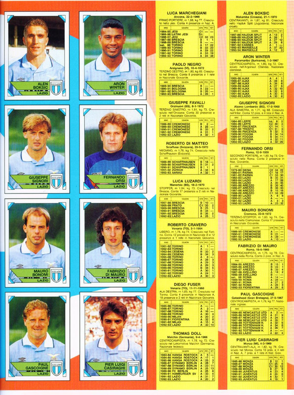 Calciatori 1993 1994 Panini 19 — Postimages