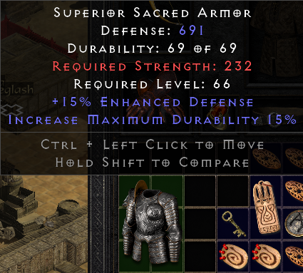 15/15 Sacred Armor - Topic - d2jsp