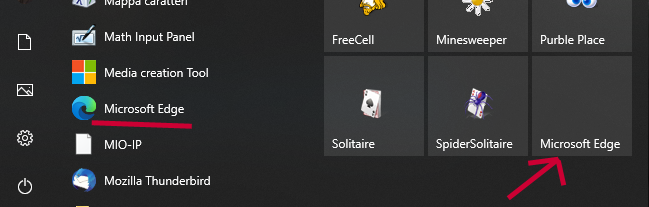 Empty Edge icon in the Start Menu - Windows 10 Forums