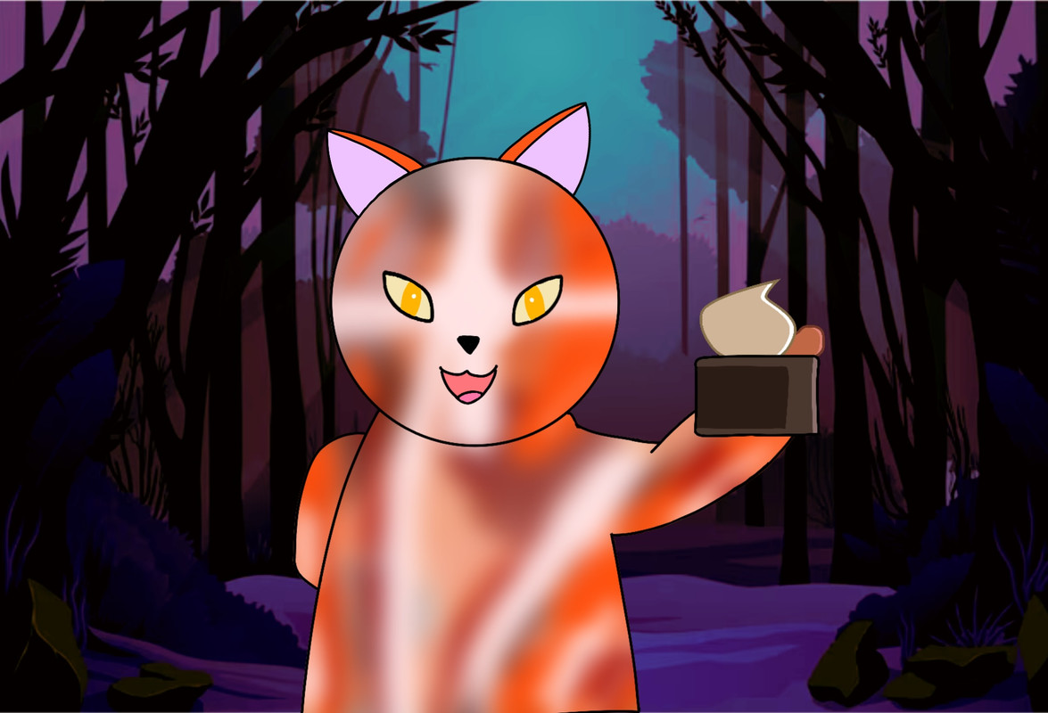 Mapleshade with a cake. - Misteresque - Warriors - Erin Hunter [Archive ...
