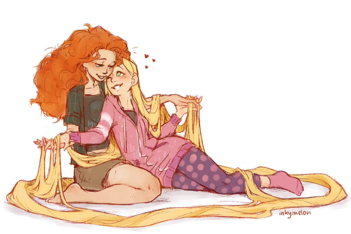 Rapunzel X Merida Tumblr