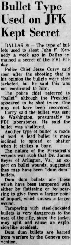 Besides the National Archives...anyone have a full copy of the Dallas ...