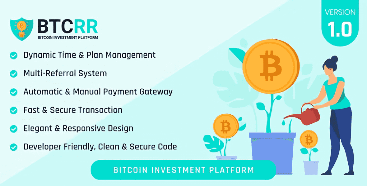 BtcRR – Bitcoin Investment Platform PHP Script – Bliter GPL