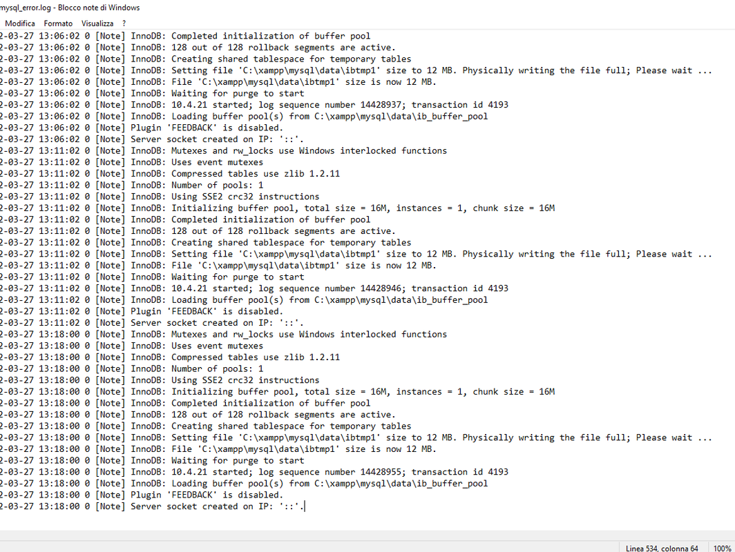 Mysql Module Doesnt Start Apache Friends Support Forum