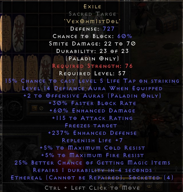 Exile Base - Eth Knight's Mod Vortex Only - Topic - d2jsp