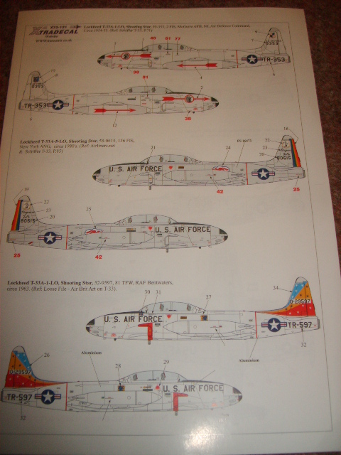 Tim's T-33 Shooting Star - COMPLETED - Lockheed GB - Britmodeller.com