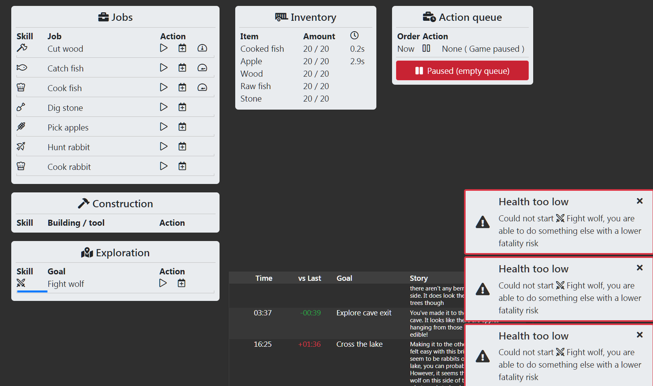 Help - Increlution, stuck with empty queue and all items maxed : r ...