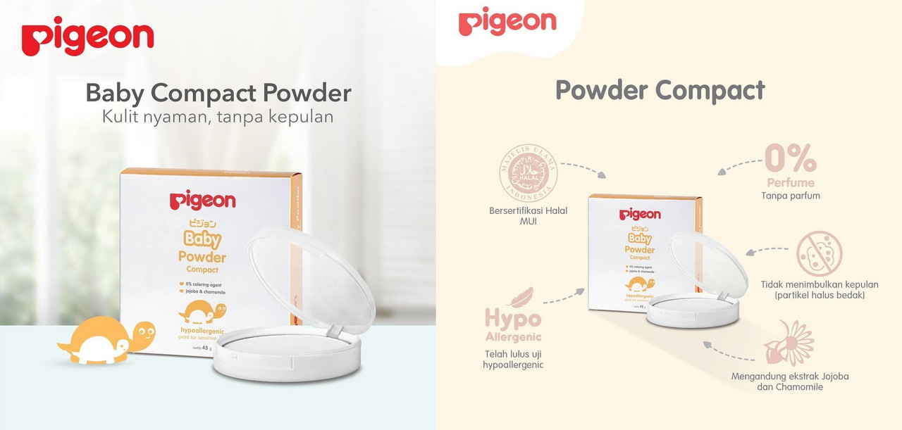 Jual Pigeon Baby Powder Cake [45 gr] di Seller Bunda pipin mart - Kebon ...