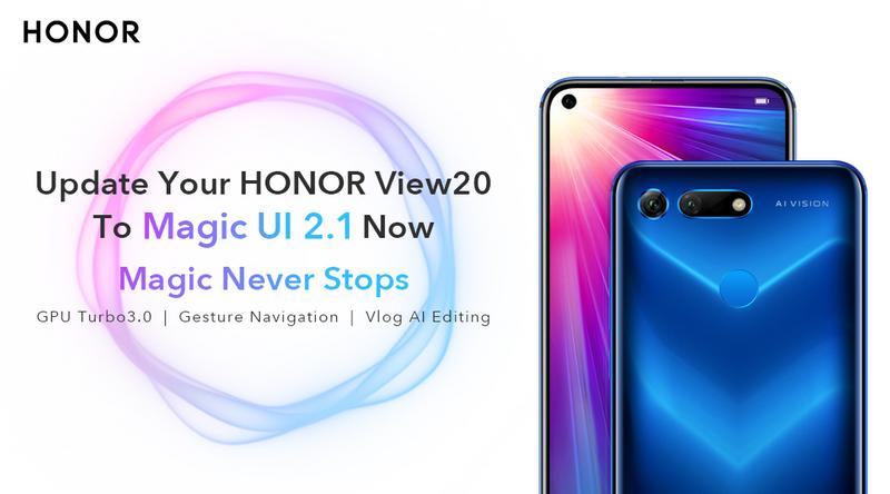 [EMUI Update] Magic UI 2.1 update is now available for HONOR View20 ...