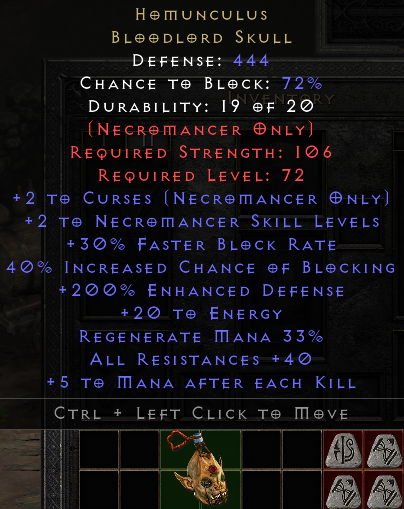 Perfect Upped Homunculus Ft, 444 Def - Topic - d2jsp