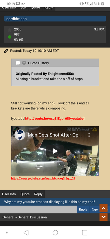 Why Are My Youtube Embeds Displaying Like This On My End Solved