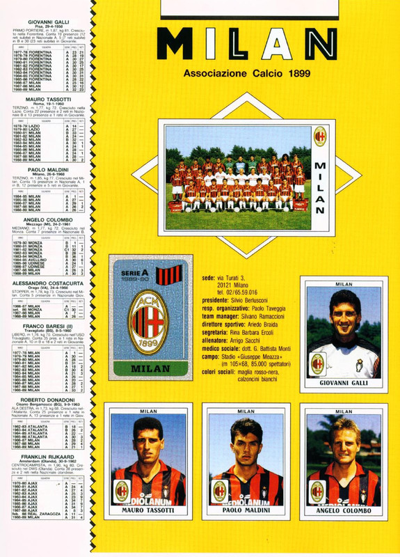 Calciatori 1989 1990 Panini 28 — Postimages