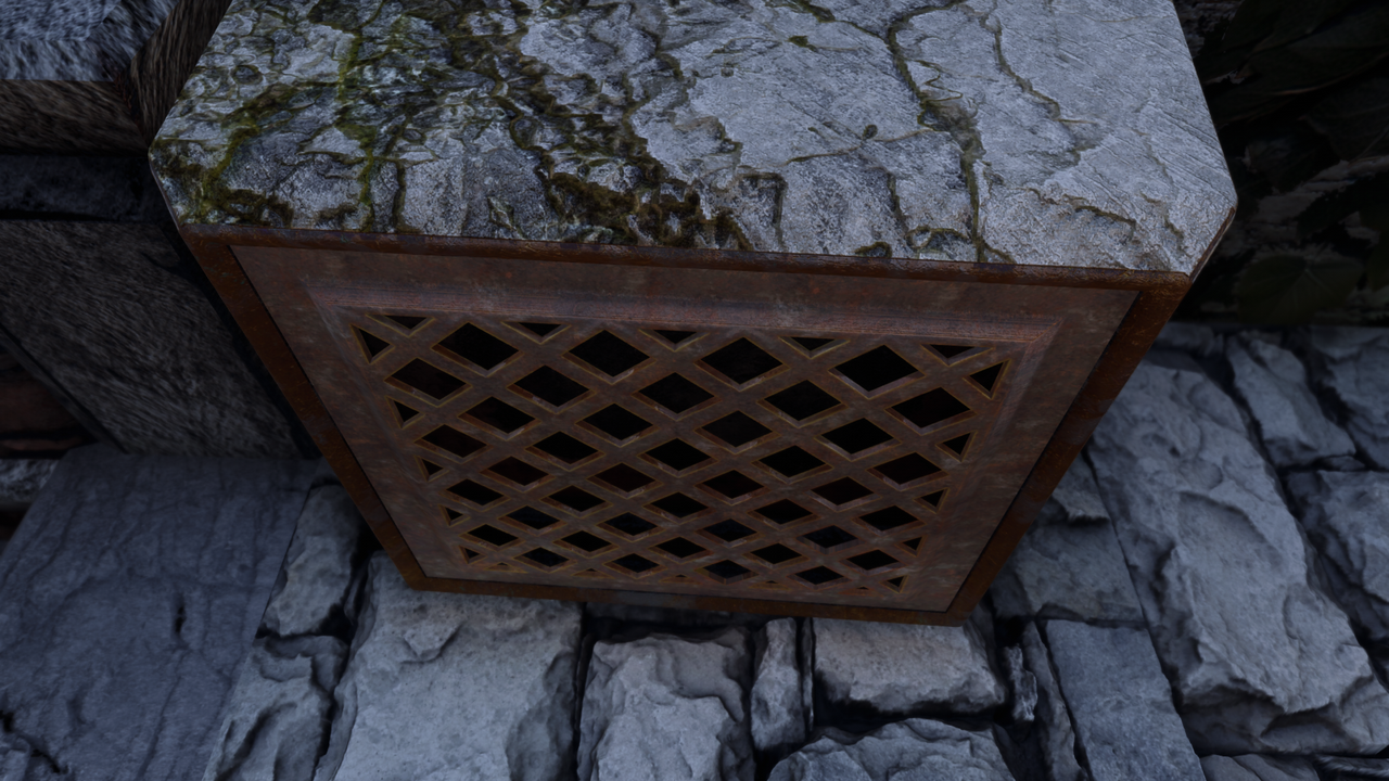 Halffaces - Real 3D Solitude Grate at Skyrim Special Edition Nexus ...