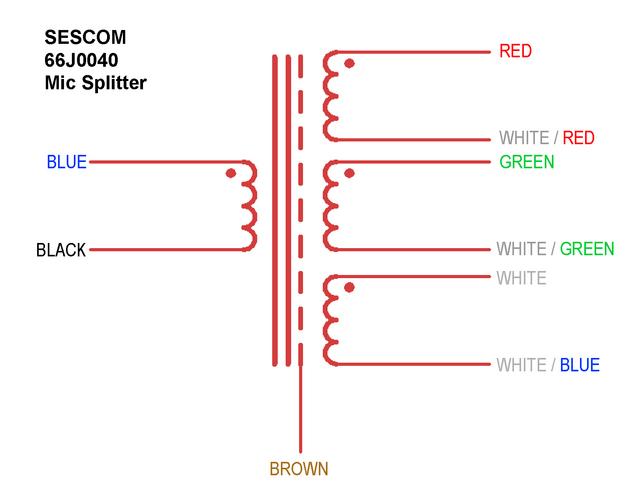 SESCOM 66J0040 Mic splitter transformer - Any info? | GroupDIY Audio Forum
