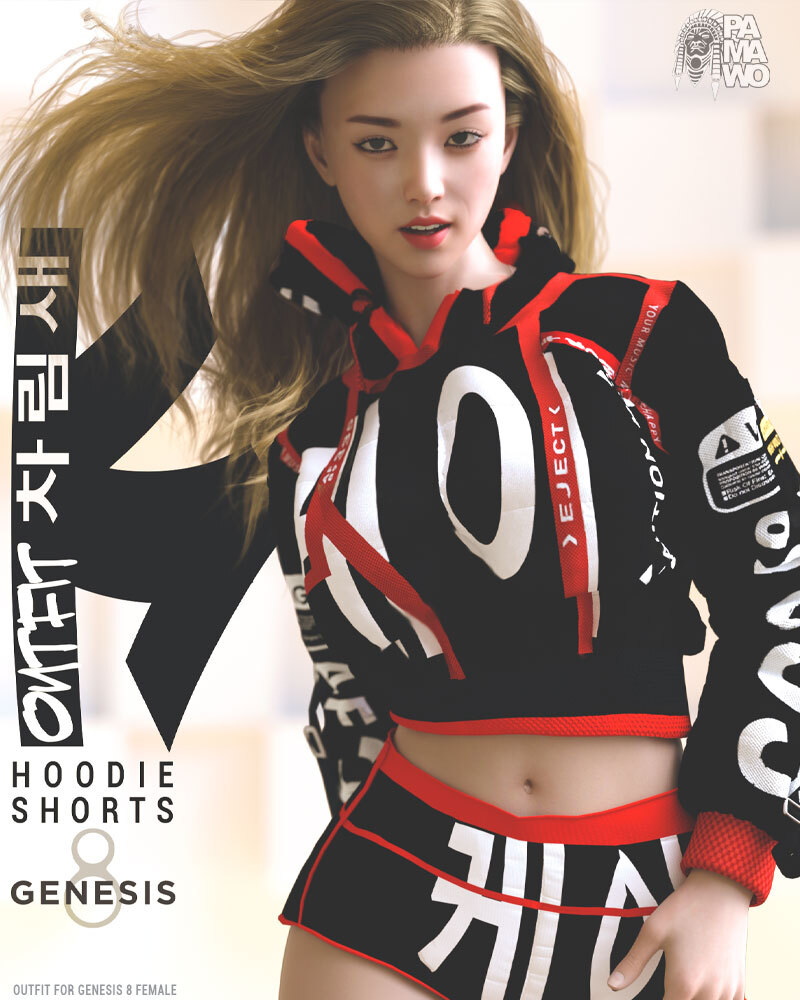 (FILLED 2022-08-20) K Outfit G8F - Free Daz 3D Models